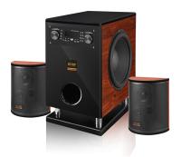 China 2.1 Channel Home Karaoke Sound System Set 200W Bluetooth HDMI USB Connectivity for sale