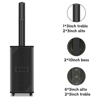 China Big Power 2000 watts Linear Array Speaker 45Hz - 20KHz Frequency Response for sale