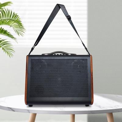 China Outdoor 6.5 Inch Karaoke Portable Bluetooth Speaker Wooden No Waterproof for sale