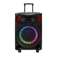 China Popular 8 Inch Rechargeable Karaoke Wireless Speaker 40W RMS With Microphone for sale