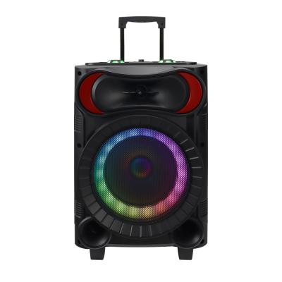 China Popular 8 Inch Rechargeable Karaoke Wireless Speaker 40W RMS With Microphone for sale
