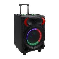 China Popular 8 Inch Rechargeable Karaoke Wireless Speaker 40W RMS With Microphone for sale