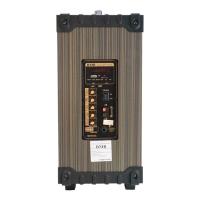 China Home Wooden Portable Trolley Speaker Big Power Surround Sound Wireless Speaker for sale