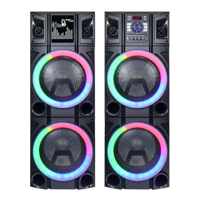 China 45Hz - 20KHz 300W Active Speaker Pair Big Power 12 Inch Double Speaker Box for sale