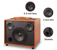 China Outdoor Bluetooth Portable Karaoke Speaker All In One 600W With Handle for sale
