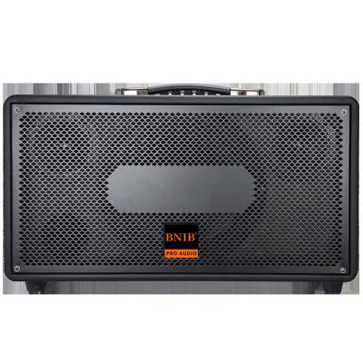 China Custom 8 Inch Wooden Portable Bluetooth Speaker Box Outdoor Loudspeaker for sale