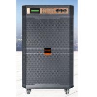 China Battery Powered 80W Pre Amplified Speaker 4 Ohm With 2 Microphones for sale