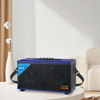 China Wooden 5.25 Inch Outdoor Portable Speaker 10m Dual Wireless Bluetooth Speakers for sale