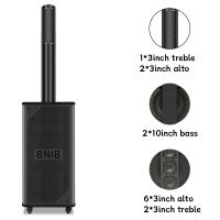 China 150 Watts Line Array Speakers Portable Karaoke Outdoor Wireless Bluetooth Speakers for sale