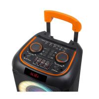 China Portable Strong Bass Bluetooth Speaker Double 8 Inch Party LED Speaker for sale
