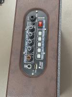 China Hot Selling Rechargeable Portable Speaker Outdoor Wooden Speaker Outdoor Wireless Karaoke Speaker for sale