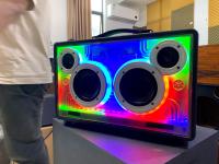 China Wireless CyberPunk Glowing Transparent Speaker Futuristic Tribute for sale