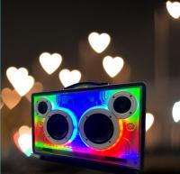 China Wireless CyberPunk Glowing Transparent Speaker Futuristic Tribute for sale