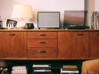 China Desktop Leather Loudspeaker Living Room Special Tribute To Marshall Acton for sale