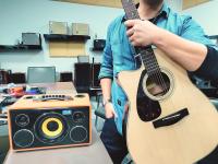 China Awesome Wooden Guitar Amp Band Jazz Blues Vocal Emphasized for sale