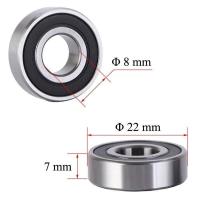 China High Speed 608 RS ZZ Ceramic Bearing 608 Deep Groove Ball Bearings for Skateboard for sale