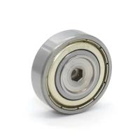China Rolling Mill Deep Groove Ball Bearing Inner Ring with M10 Screw 6002ZZ External Thread for sale