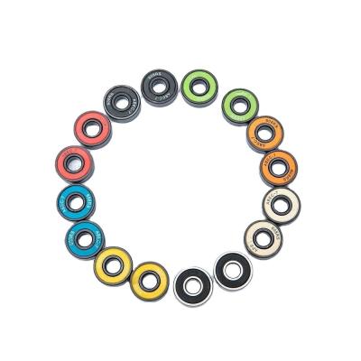 China Customized ABEC7/9 Skateboard Ball Bearing with Copper Cage and 608 Ceramic Bearings for sale