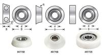 China Energy Mining Lfr50/8 Lfr50/8-6 U Groove Track Roller Bearing Guide Wheel Bearing Lfr50/8-6kdd Lfr50/8-6npp for sale