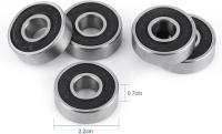 China Miniature Deep Groove Ball Bearing 608 609 623 624 628 629 ZZ RS for Skateboard for sale