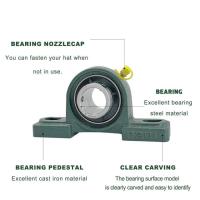 China Stable Performance UCP202 Pillow Block Bearing Low Voice and Oil Grease Lubrication for sale