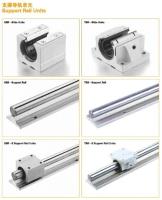 China Customizable Length CNC Aluminum Round Linear Guide Rail SBR12 with SBR30UU Slide Block for sale