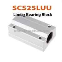China SCS25LUU 25mm Linear Bearing for CNC Router Long Type Linear Motion Ball Bearing for sale