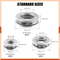 China 25*52*18 mm Motorcycle Parts Chrome Steel 51305 Thrust Ball Bearing with Steel Cage for sale