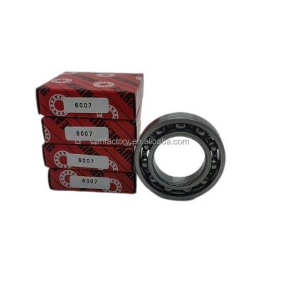 China ISO9001 2008 Long Life High Speed 6007-OPEN Deep Groove Ball Bearings for Motorcycle for sale