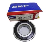 China Lubrication Oil Grease SKF 6206-2RS Deep Groove Ball Bearing for Products for sale