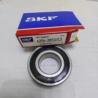 China 6206-2RS Two Side Rubber Seal BALL Bearing 30x62x16mm for 30mm Bore Size for sale
