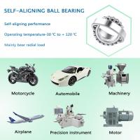 China Oil Grease Lubricated Self Aligning Ball Bearing 25x52x15mm for Industrial for sale