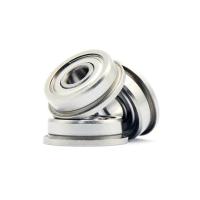 China F605 zz 2rs F604zz 5*14*5mm Small Flanged Deep Groove Ball Bearing For Furniture for sale