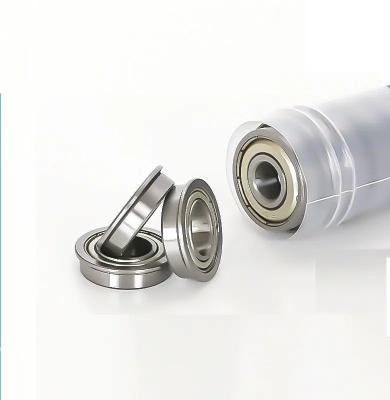 China High Precision F606ZZ 2RS Miniature Flange Bearing 6*17*6mm with Oil Grease Lubrication for sale