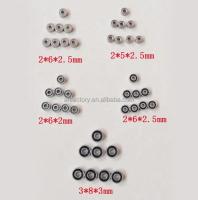 China Chrome Steel GCR15 MR62-2RS Deep Groove Ball Bearing 2*6*2.5mm for Custom Logo Packing for sale