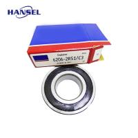 China 6206-2RS1/C3 Deep Groove Ball Bearings for Construction Machinery and Rolling Mills for sale