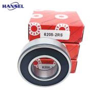 China Deep Groove Ball Bearings Chrome 6205-2rs for Mining Metallurgy Agriculture Chemical for sale