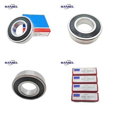China Bore Size 0 30 mm S K F Deep Groove Ball Bearings 6206-2RS1/C3 for Performance for sale