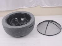 China Cool Camping MGO Stone Design 59.5*34.5cm Steel Barbecue Grill Portable Fire Pit for sale