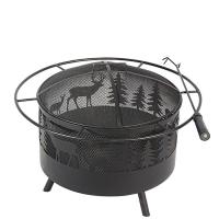China Metal Wire Heating Round Stainless  Steel Barbecue Grills 552*550*550mm for sale