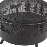 China Metal Wire Heating Round Stainless  Steel Barbecue Grills 552*550*550mm for sale