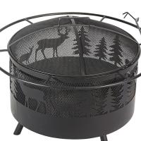 China Metal Wire Heating Round Stainless  Steel Barbecue Grills 552*550*550mm for sale