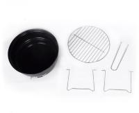 China Metal Stamping 25.6*21.5cm Steel Barbecue Grills  Outdoor Mini Portable Oven for sale