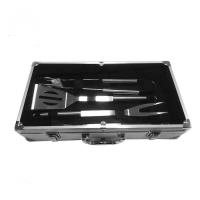 China BBQ Accessories 10PCS 304 Stainless Steel Bbq Grill With Aluminum Case for sale