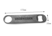 China Stamping Stainless Steel Bottle Opener With Logo Lathe Machining 175*35mm for sale