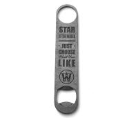 China Stamping Stainless Steel Bottle Opener With Logo Lathe Machining 175*35mm for sale