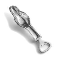 China Etched Die Cast Metal Bottle Opener Crocodile Bottle Opener 165*40MM for sale