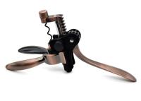 China Rabbit Bronze Plating Zinc Alloy Manual Wine Opener Wear Resistance for sale