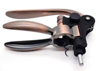 China Rabbit Bronze Plating Zinc Alloy Manual Wine Opener Wear Resistance for sale