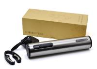China Luxury Rechargeable SS304 Electric Wine Opener Silver Color for sale